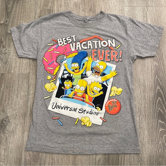 universal studio | Shirts | Universal Studios Simpsons Gray Tshirt Best ...